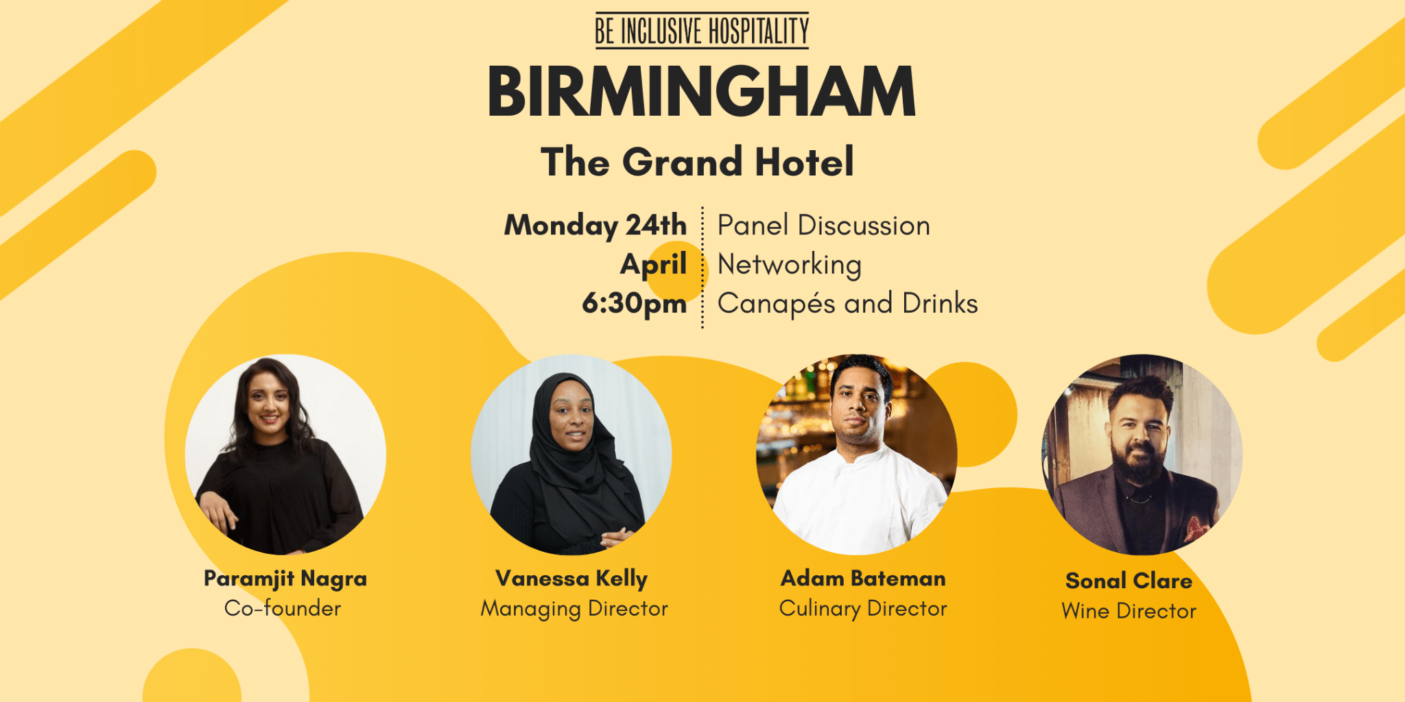 Be Inclusive Hospitality to launch in Birmingham on Monday 24th April